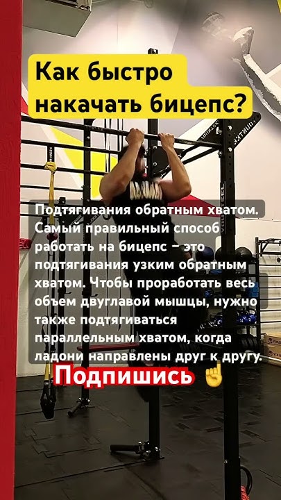 ️Как быстро накачать бицепс Fitness Sports спорт фитнес Gym Youtube