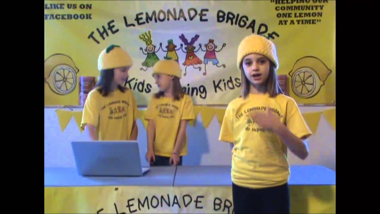 The Lemonade Brigade presents The Worldwide Lemonade Stand! - YouTube