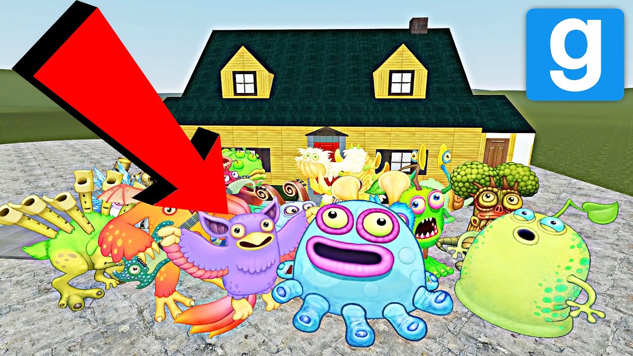MY SINGING MONSTERS NEXTBOTS vs HOUSE Part 6 (Garry's Mod) - YouTube