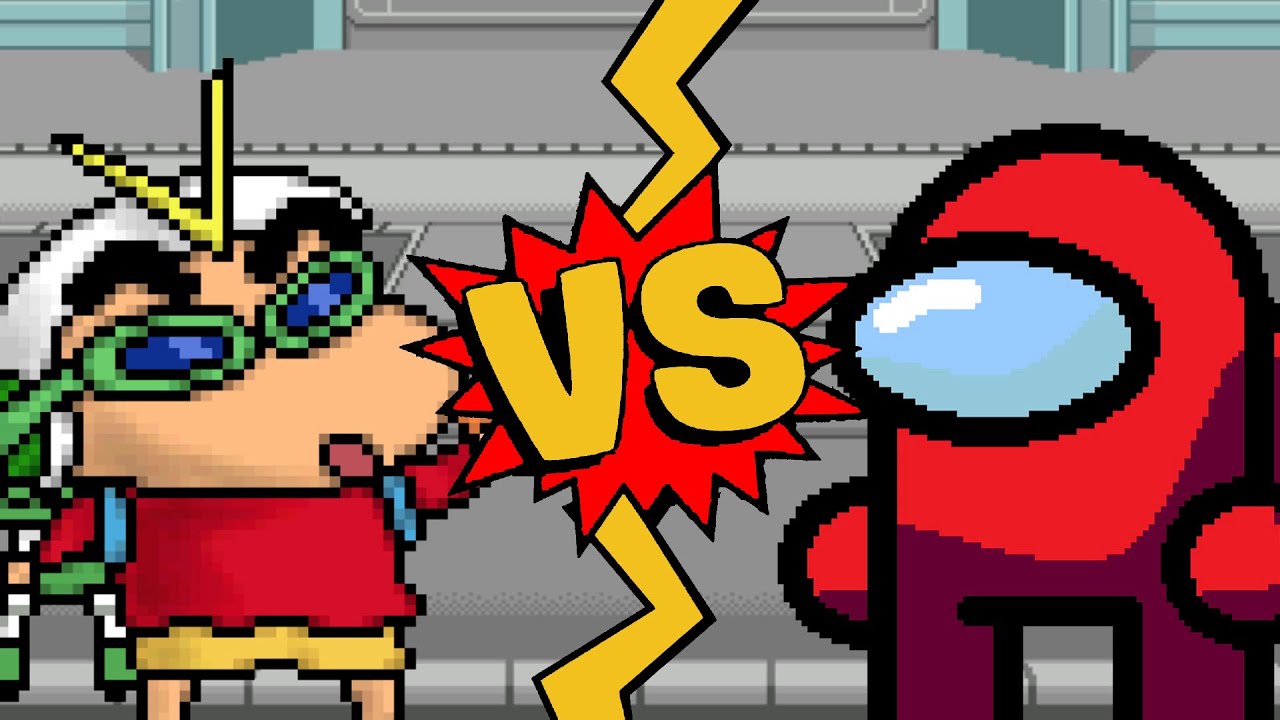 M.U.G.E.N Battles | Shin-Chan vs Crewmate | Crayon Shin-chan vs Among ...