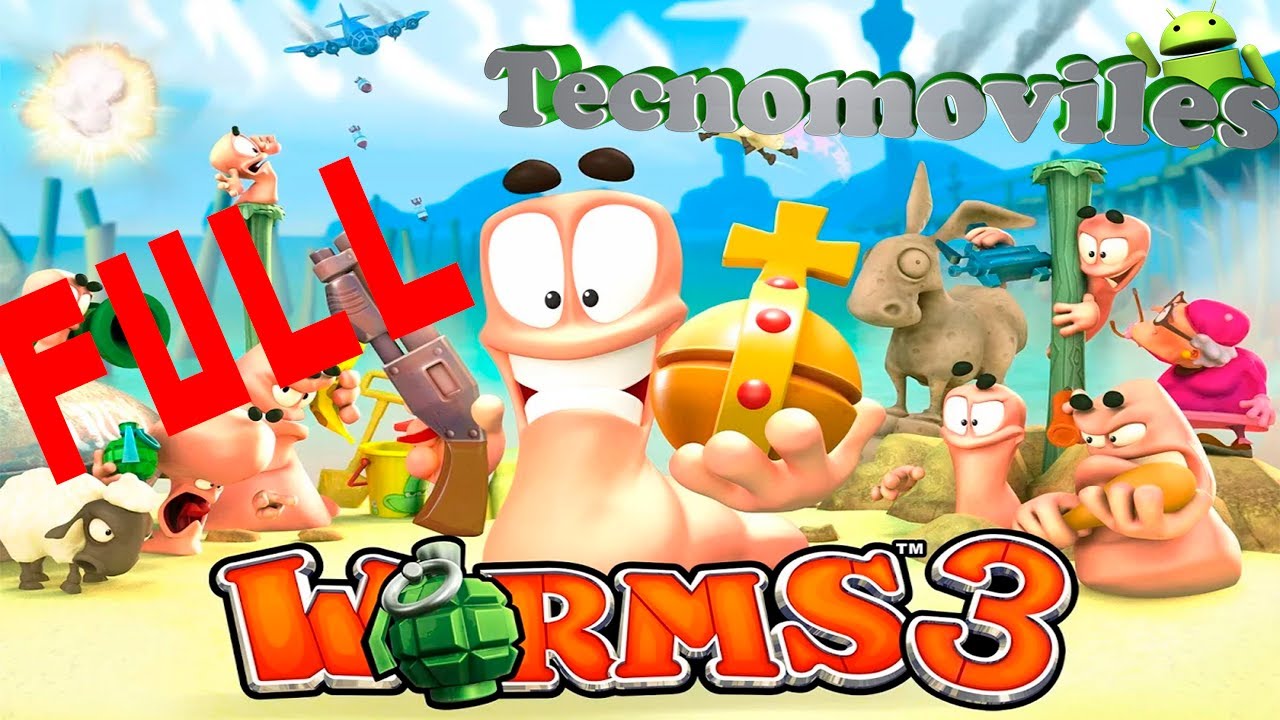 Worms 3 para Android [PRO] - YouTube