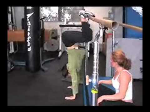 Self-Assisted Handstand Demo - YouTube