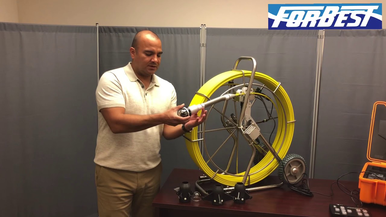 How to Apply Skids: Forbest 3688 Pan-Tilt Sewer Inspection Camera - YouTube