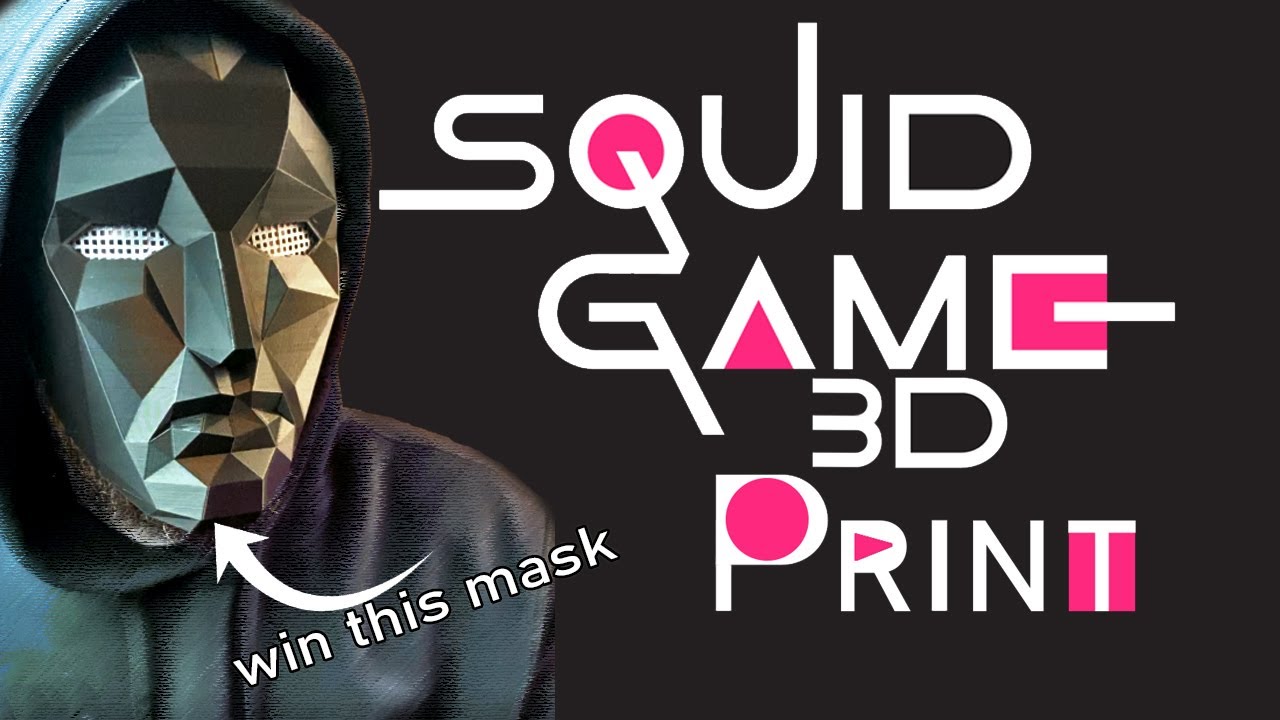 3d printed Squid Games Leader mask - YouTube