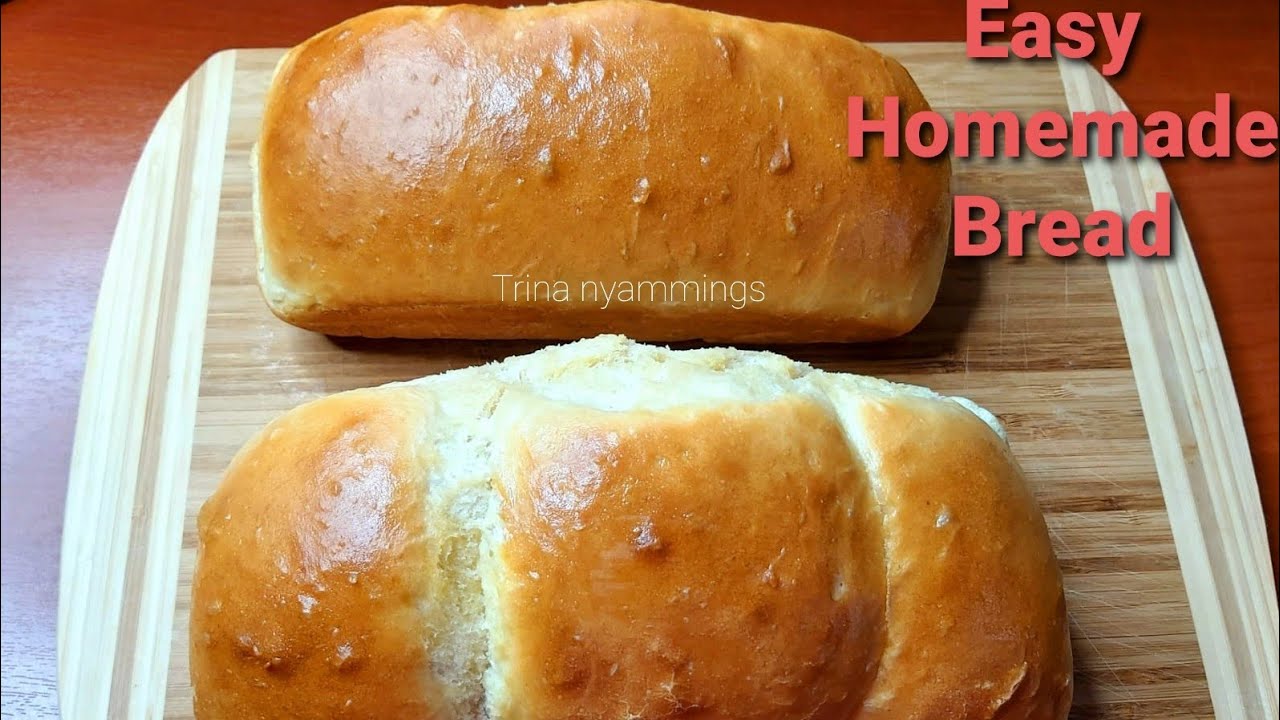 Easy homemade bread (beginners friendly recipe)#breadrecipe - YouTube