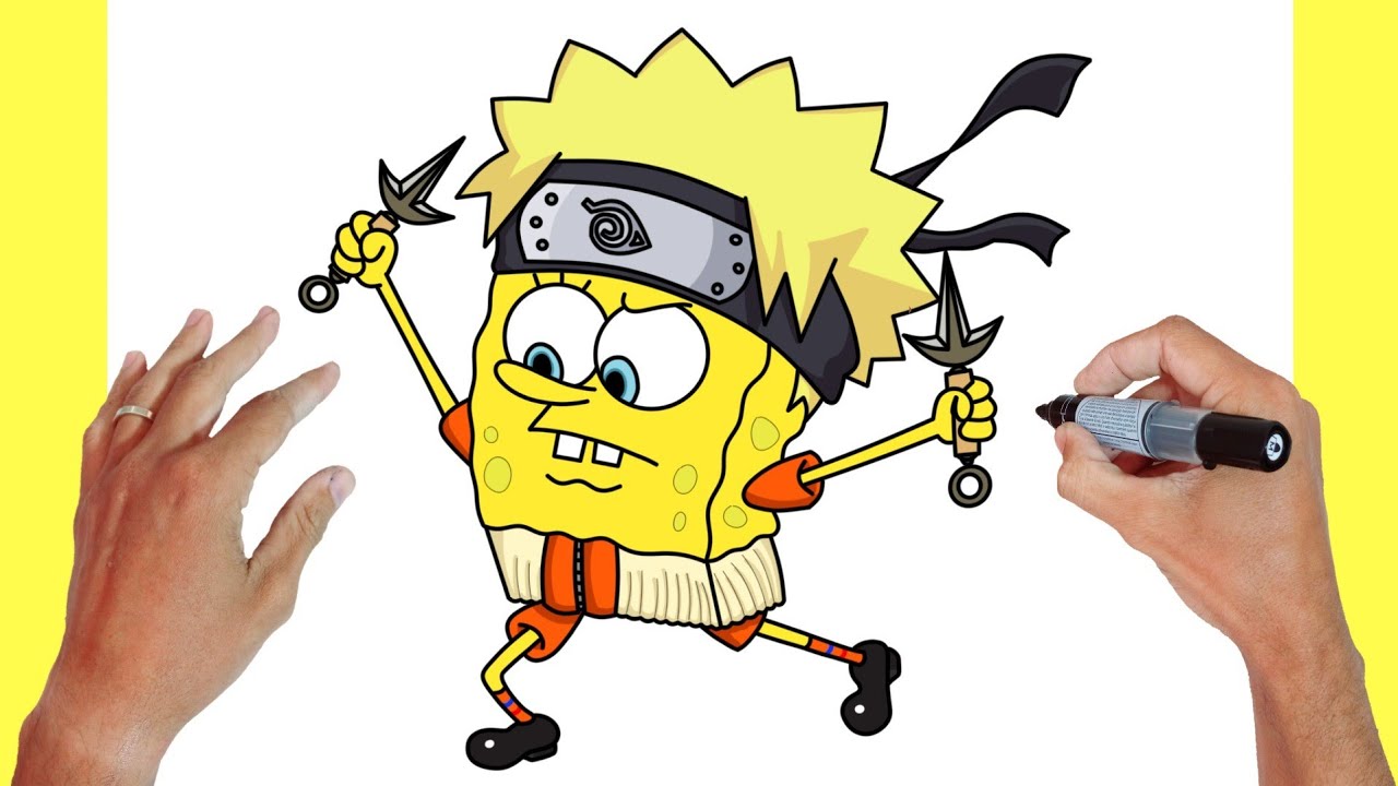 como DESENHAR o BOB NARUTO - HOW TO DRAW BOB NARUTO - YouTube