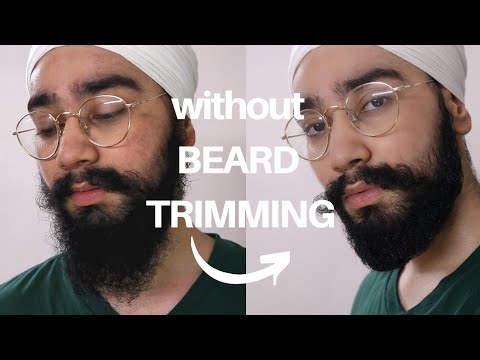 This is how SIKHS can set/tie their BEARDS in SHAPE! ਦਾਹੜੀ ਨੂੰ ਬੰਨਣ ਦਾ ...