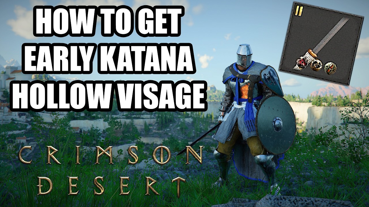 EARLY KATANA ONE HANDED WEAPON in CRIMSON DESERT - HOLLOW VISAGE ...