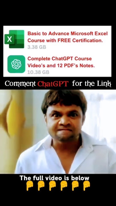 Comment "ChatGPT" to get directly link 🔗🖇️ 🤗 #excel #chatgpt - YouTube