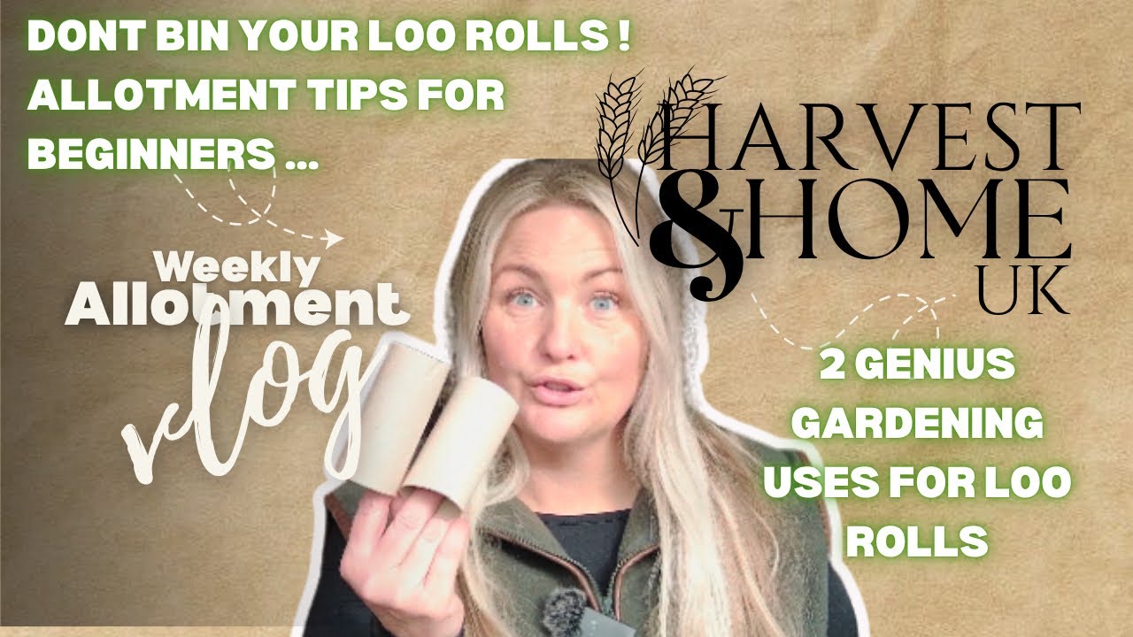 2 Genius Ways to Use Loo Rolls on the Allotment | Beginner Gardening ...