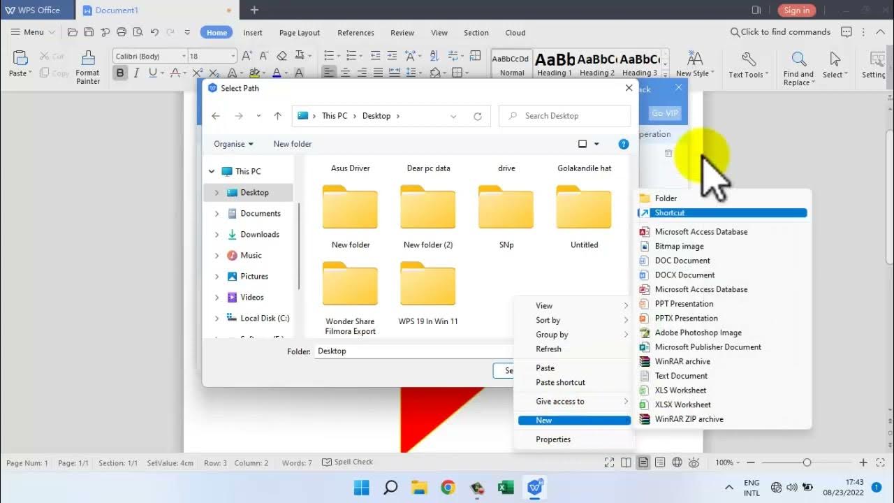 How to create PDF file from WPS office 19 document or word. | Window 11 ...
