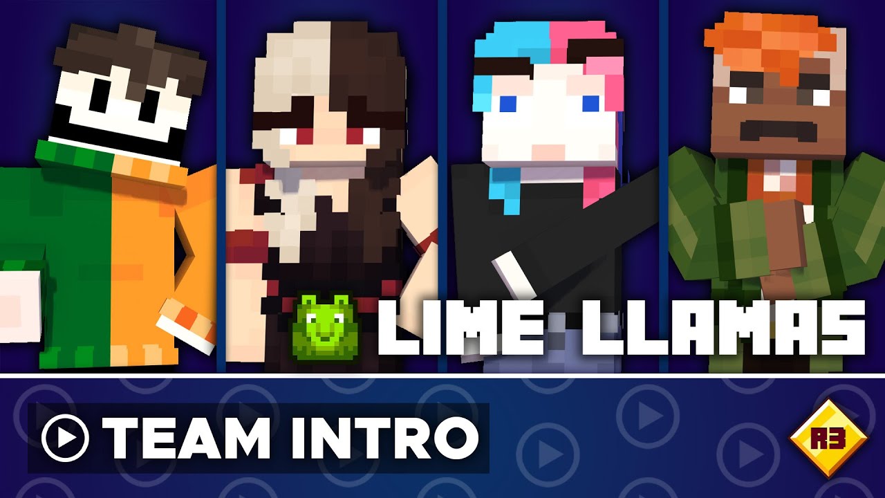 MCC Rising 3 - Lime Llamas Team Intro - Graaavel, ArtemisAblaze, HannahKate, Scuffed_Sushi - YouTube