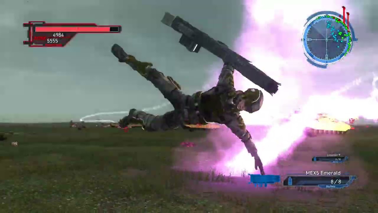 EDF Earth Defense Force 5 M 38 Plain of Conflict - Ranger Inferno - YouTube