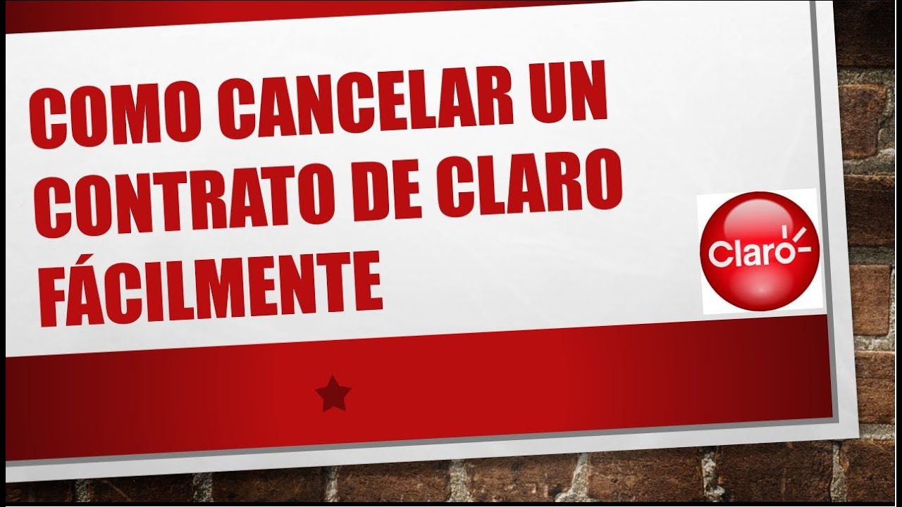 Como cancelar un contrato con claro Colombia - YouTube