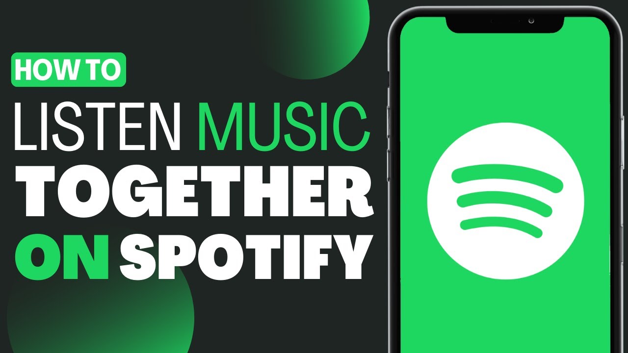 How To Listen Music Together On Spotify - Full Guide 2023 - YouTube
