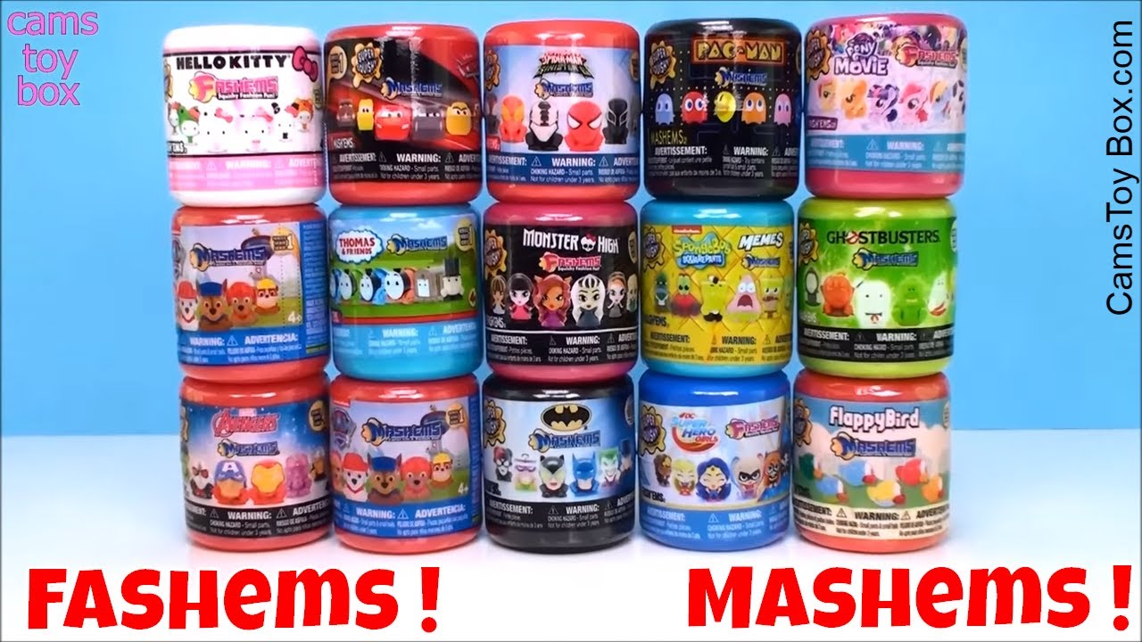 Mashems Fashems Surprise Toys Hello Kitty My Little Pony PacMan ...