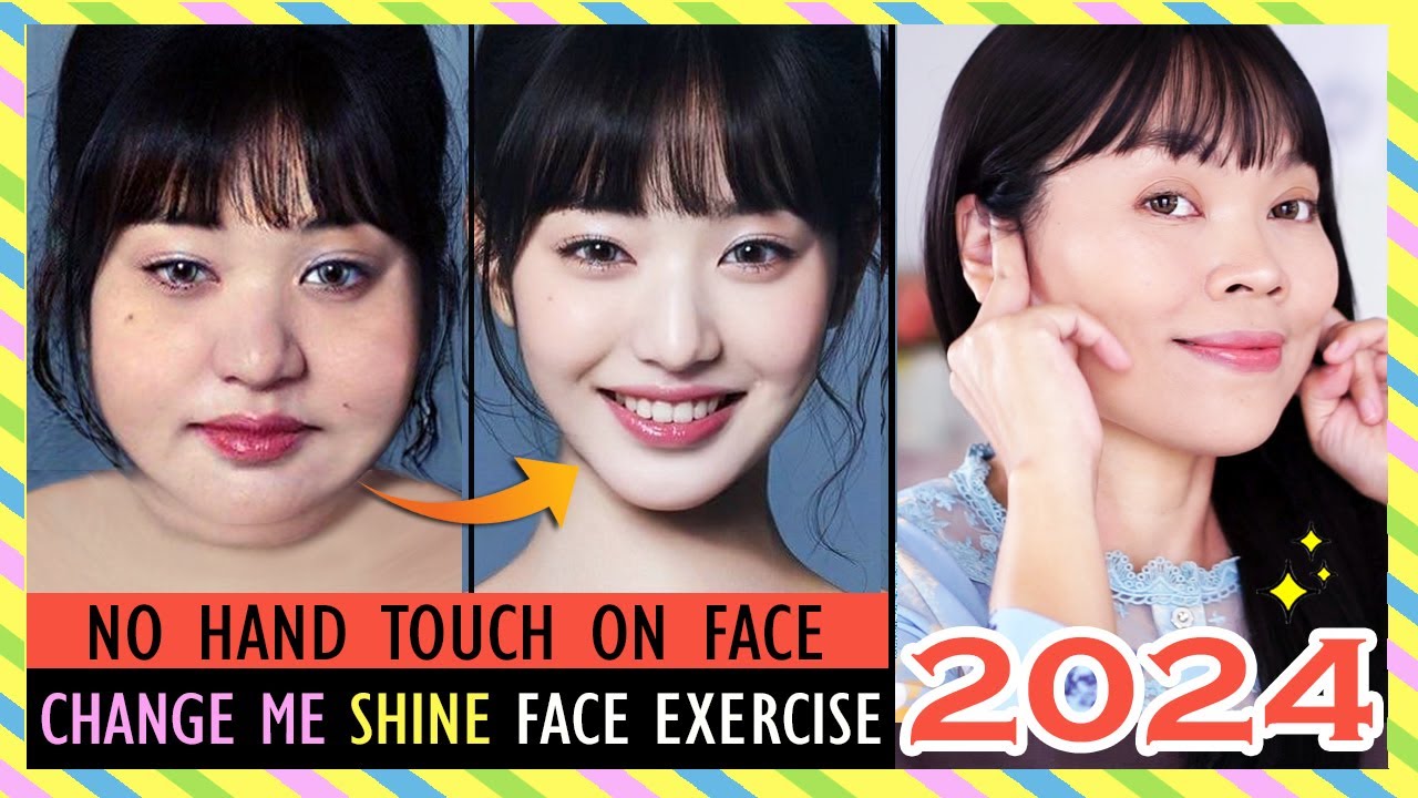 2024 CHANGE ME SHINE FACE EXERCISE (No Hand touch) | Glowing skin, Slim ...