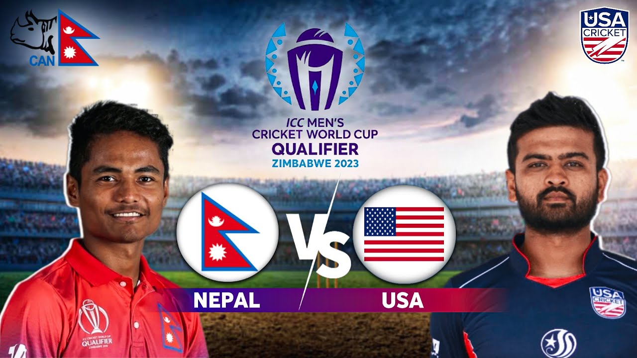 Nepal vs USA Icc World Cup Qualifiers - YouTube