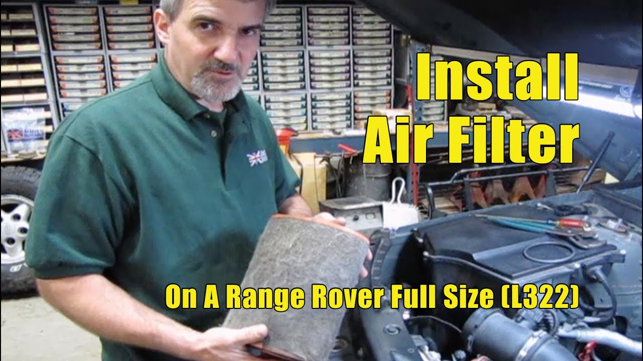 Atlantic British Presents: Air Filter Installation Range Rover Full ...
