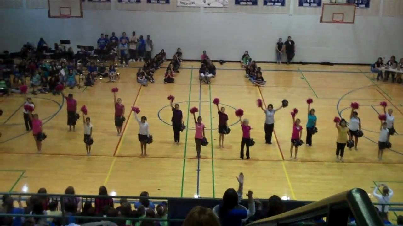 LMS Pep Rally 6th Grade Dance - YouTube