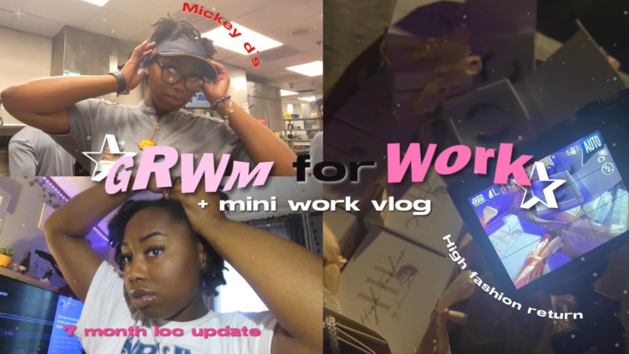 Chit Chat GRWM for Work💰 + mini work vlog , sister to sister talks ...