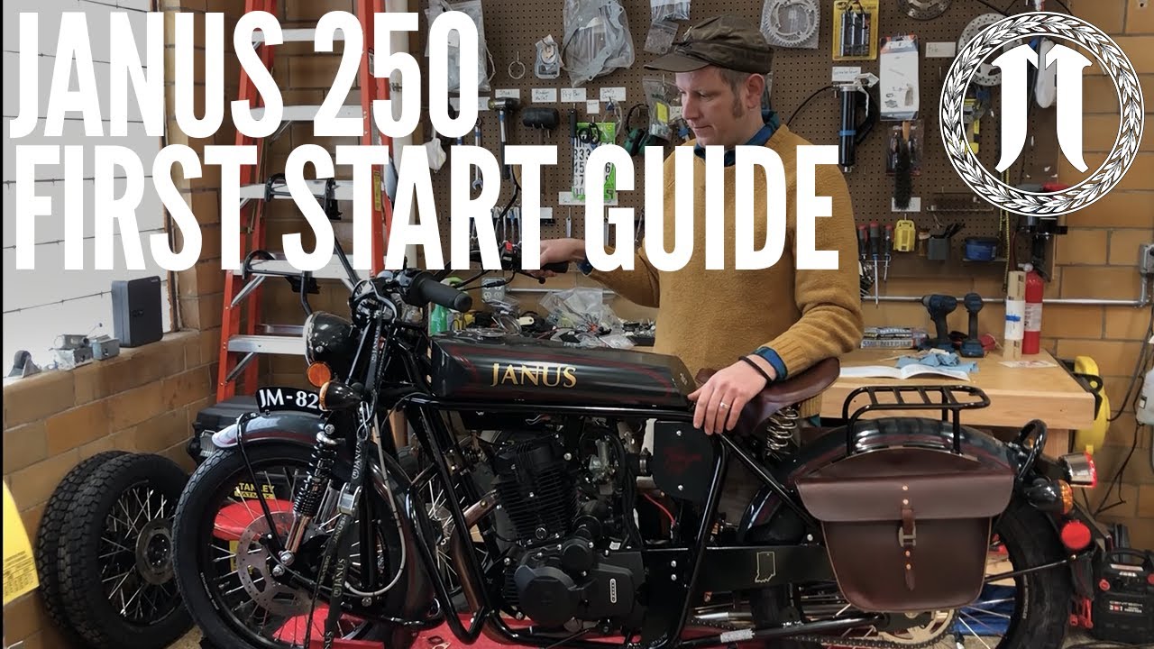 Janus 250 motorcycle first start guide - YouTube