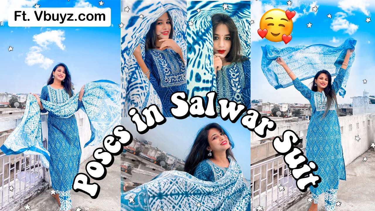 Elegant Poses in Salwar Suit 🥰🌸 | Best Ethnic Pose Ideas ️| Suit ...