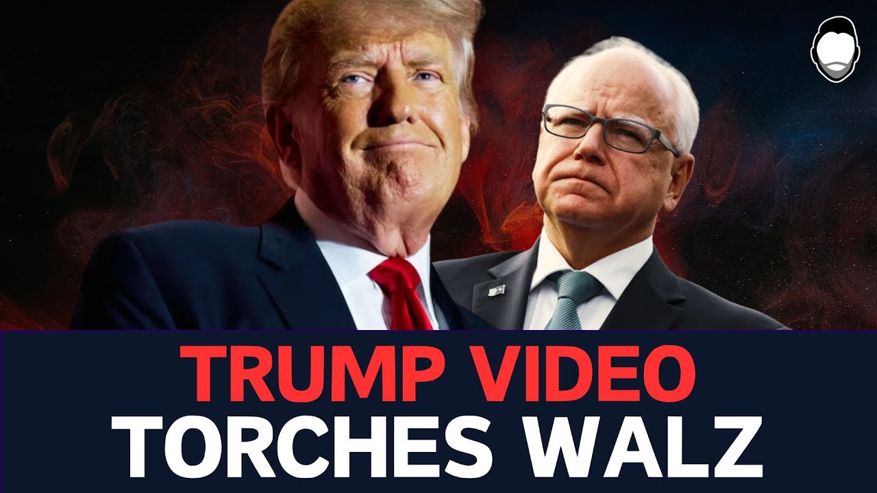 Trump Video TORCHES Ultra Liberal Tim Walz - YouTube
