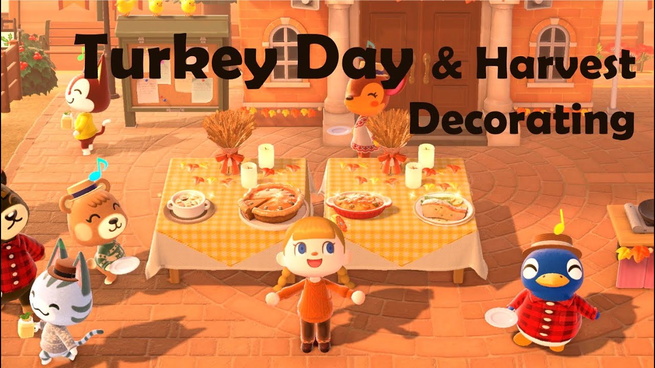 Turkey Day Decorating Speed Build and Celebration Overview, Animal ...