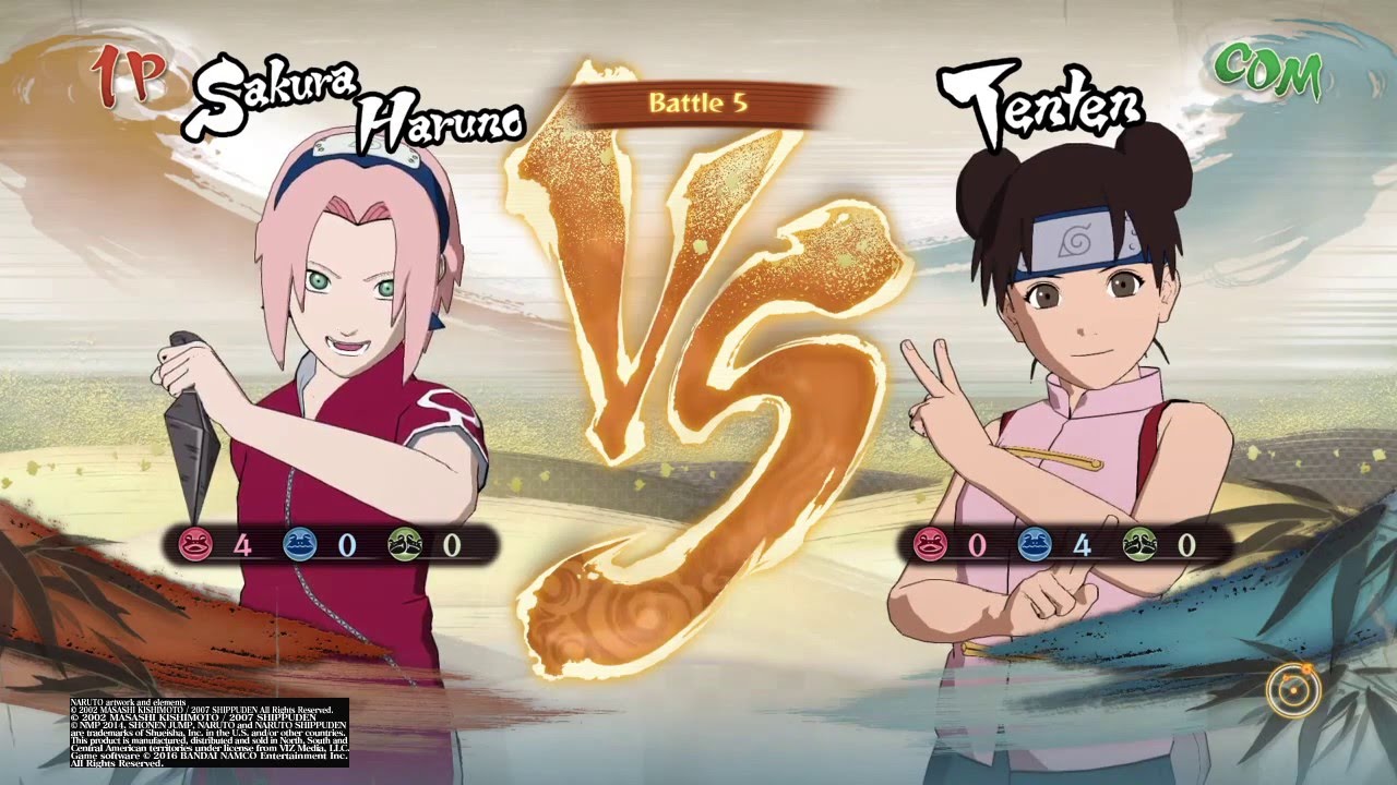 Naruto Shippuden Ultimate Ninja Storm 4: PTS Sakura vs PTS Tenten - YouTube