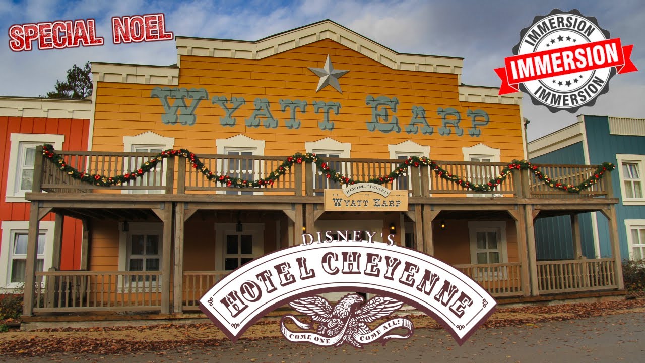 FULL TOUR HOTEL CHEYENNE SAISON DE NOEL A DISNEYLAND PARIS - YouTube