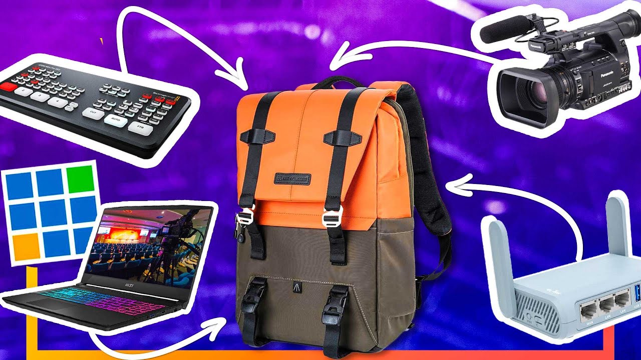 🎒 Equipo para STREAMING en Mochila Beta K&F CONCEPT - YouTube