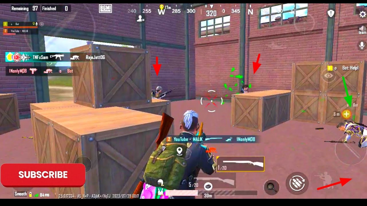 OMG 4 ANIME AKM,M4,UMP,UZI, VS SHOT GUN (YouTube Malik Bgmi) - YouTube