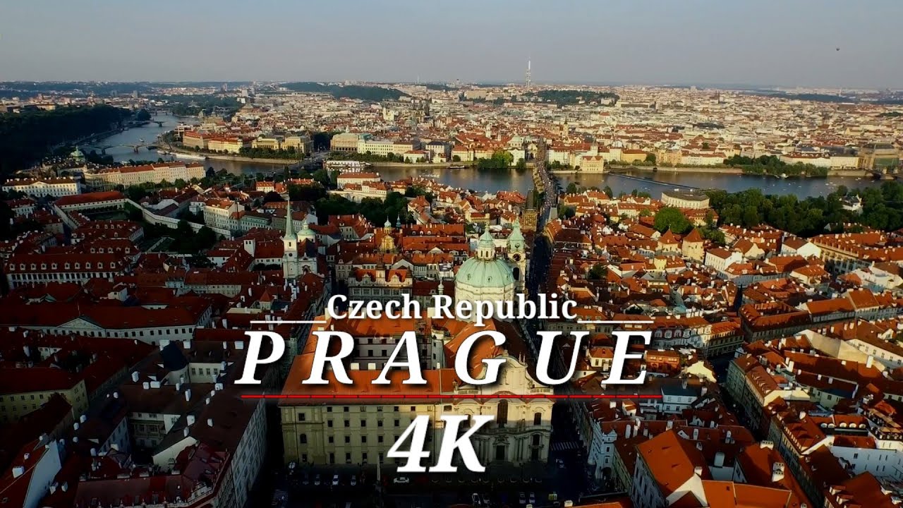 Prague, Czech Republic 🇨🇿 -by drone 4k || drone aerial view - YouTube