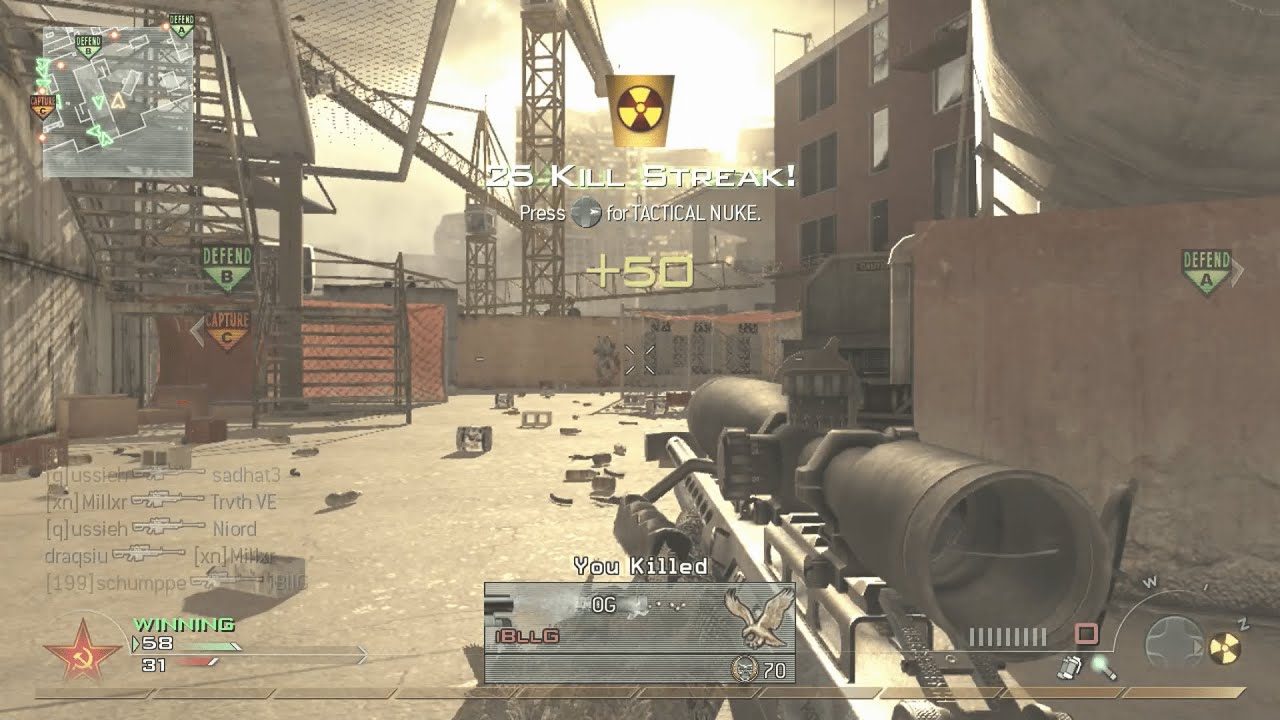 My 200th Nuke on MW2!!! | Flawless Nuke using the Barret .50cal (2022 ...