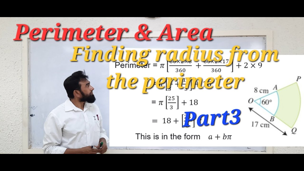 Area and Perimeter of Circular Regions Part 3 - YouTube