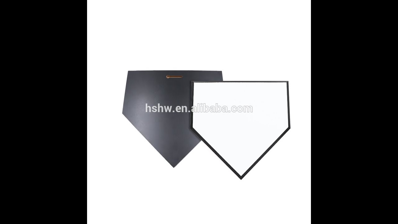 Champion Sports Sublimation Wooden Baseball Homeplate Plaque - YouTube