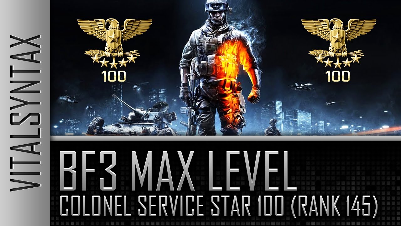 Battlefield 3 Colonel Service Star 100 (Rank 145) Livestream! - YouTube