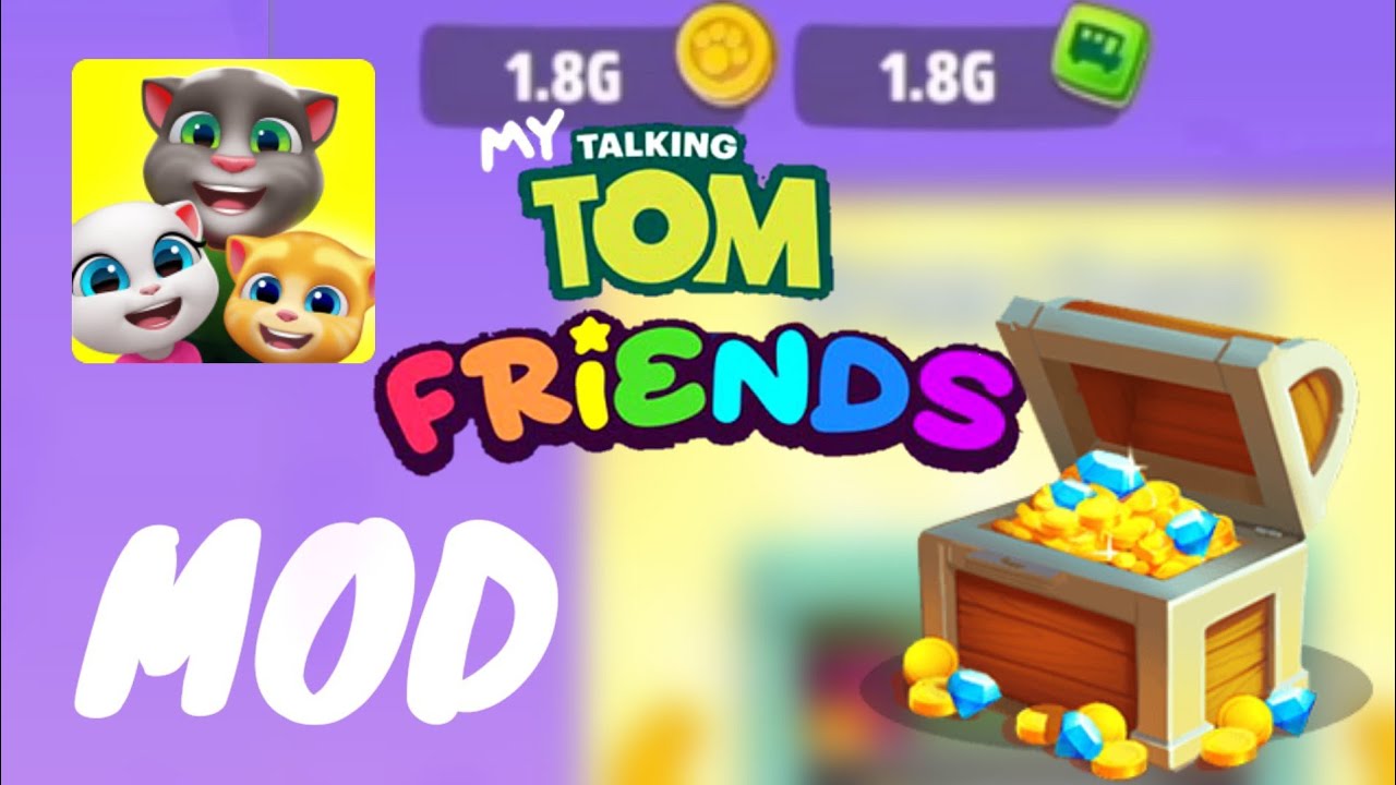 My Talking Tom Friends mod apk|Unlimited everything| M4 MOD games - YouTube