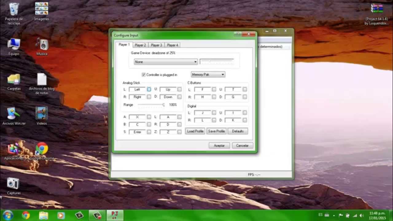 Como descargar e instalar project 64 para PC full en español+roms - YouTube