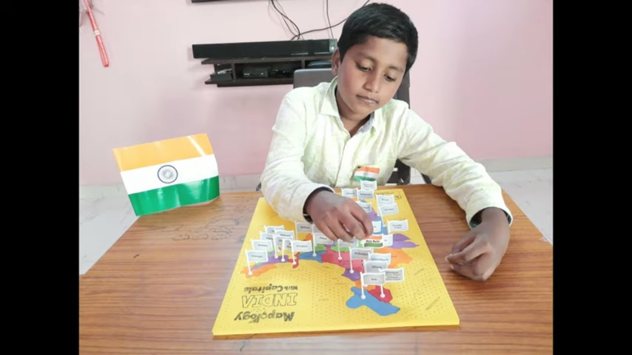 "Easy-to-Learn India Map: States and Capitals | Fun and Educational ...