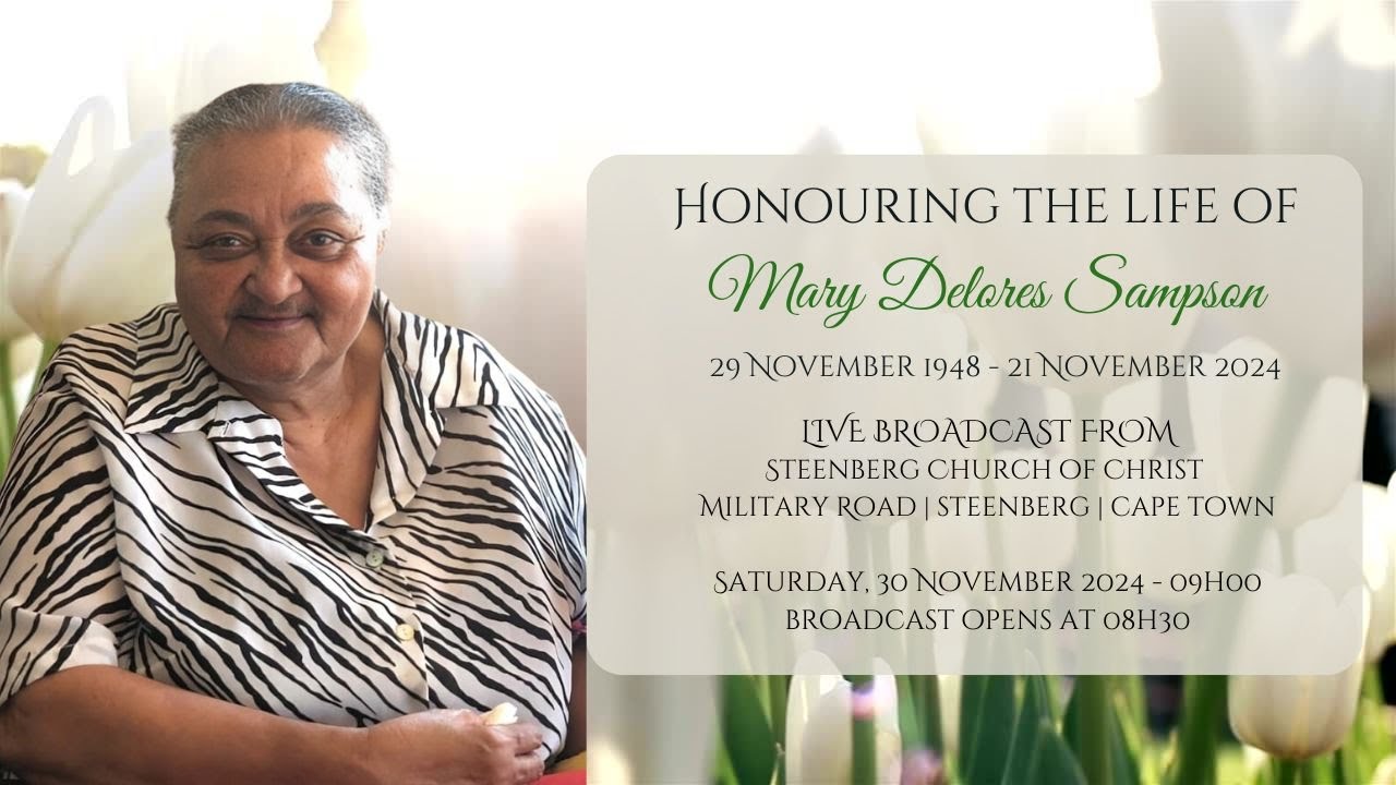In Loving Memory | Mary Sampson | 1948 - 2024 - YouTube