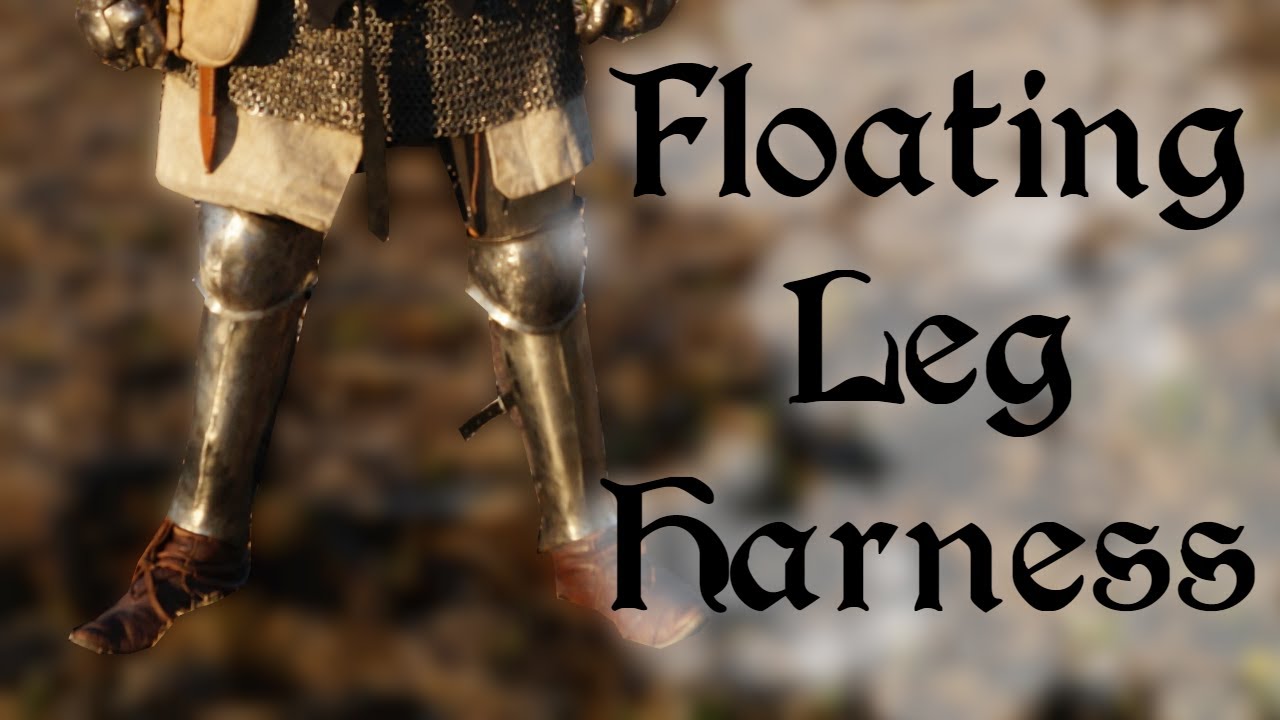 Making a Medieval Suit of Armor: Floating Leg Harness - YouTube