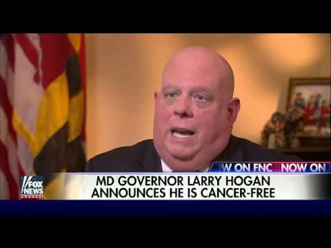 Gov. Larry Hogan announces he is cancer-free - YouTube
