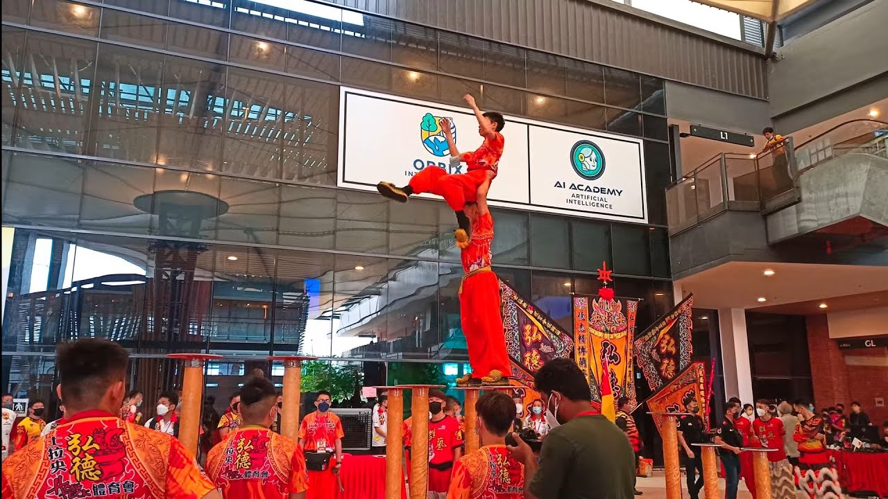 Acrobatic Lion Dance Tricks & Methods - Behind the scenes - YouTube