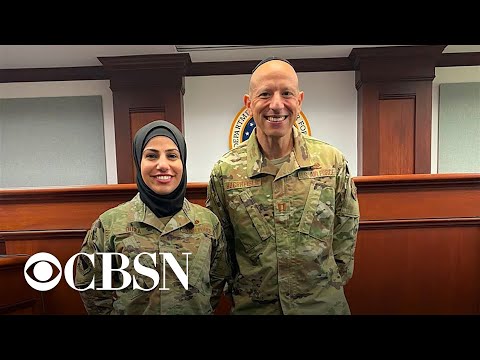 Air Force captains bond over religion — even though they're different