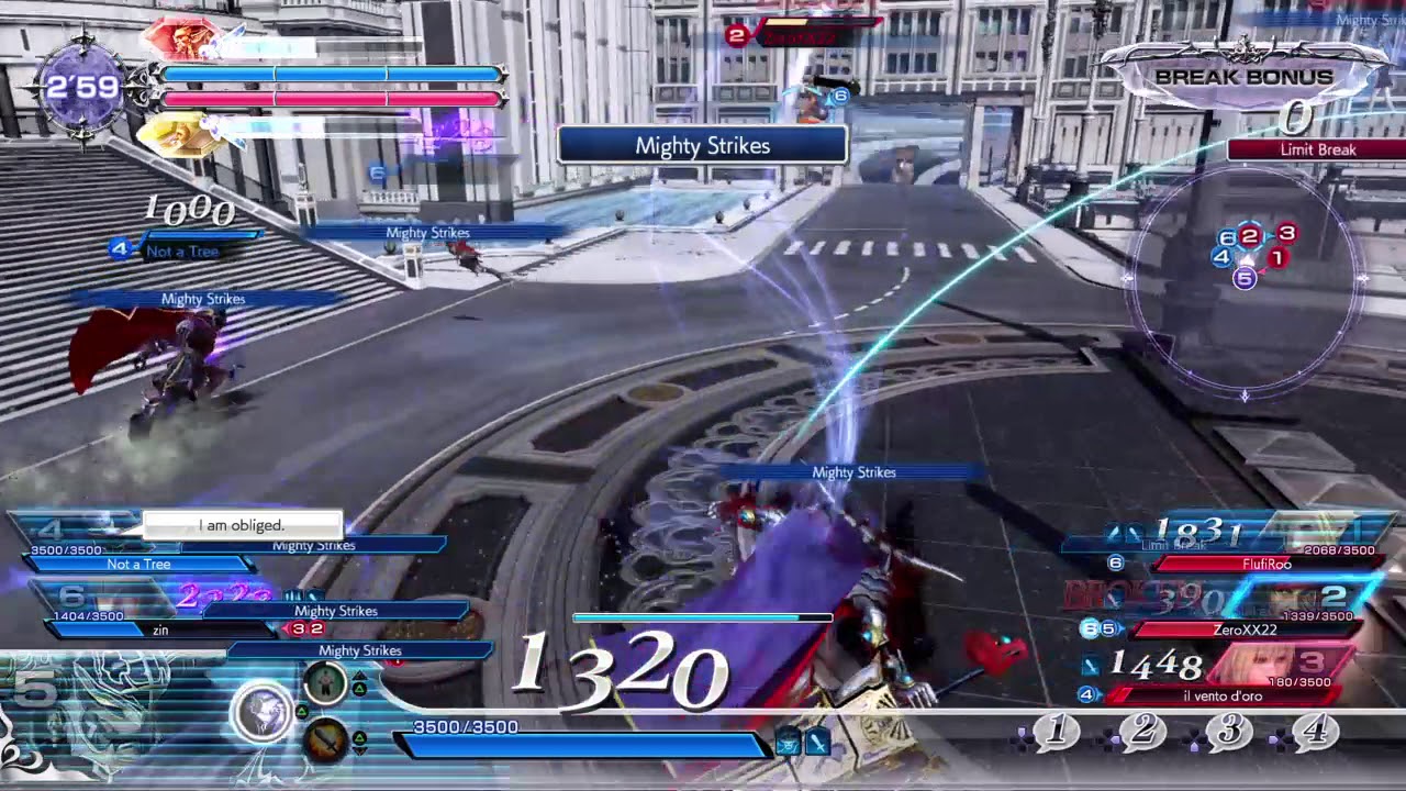 Dissidia Final Fantasy Garland Gameplay - YouTube