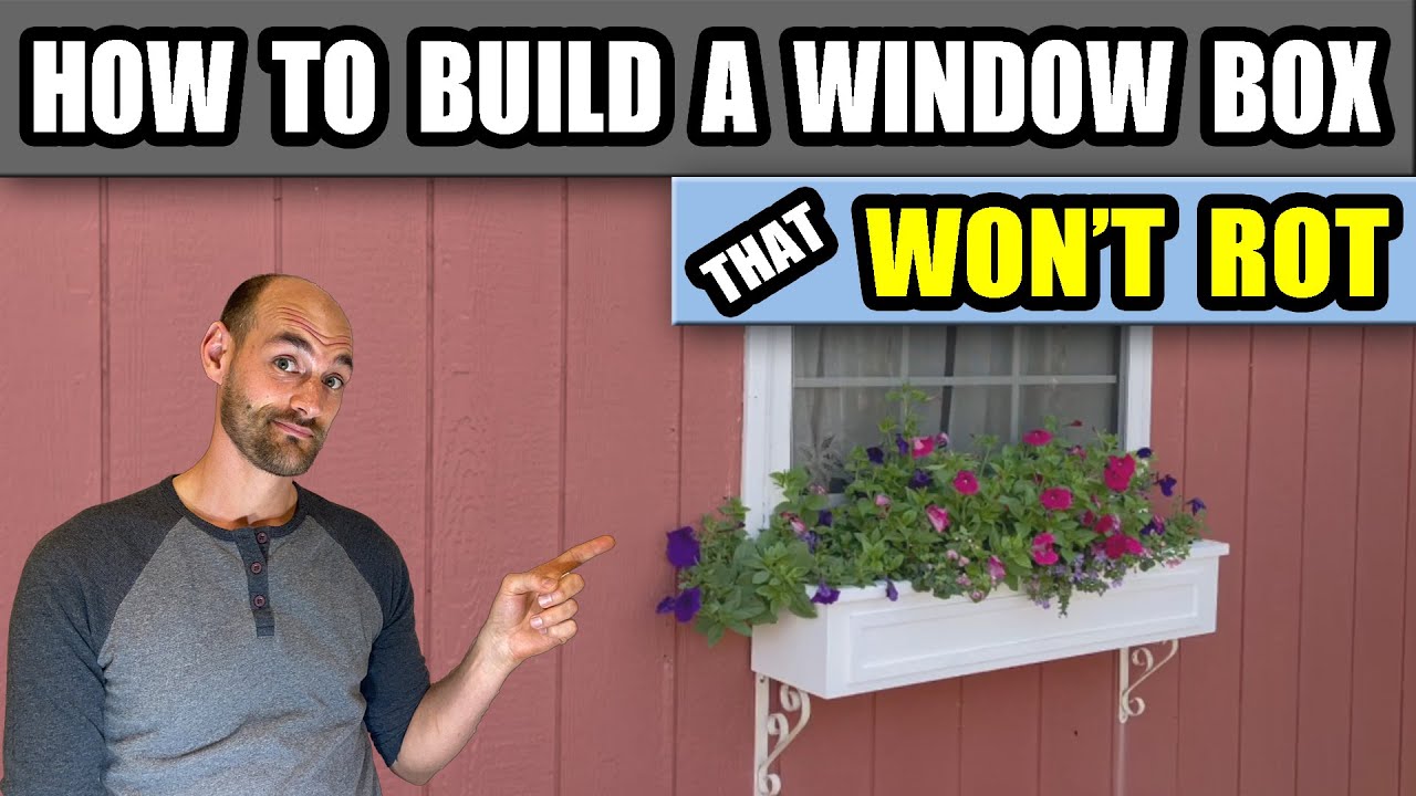 How to Build a Window Box - YouTube