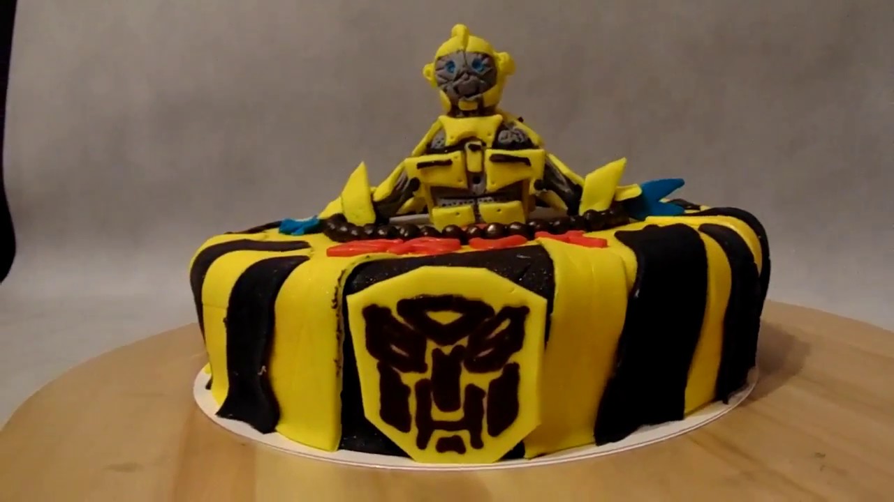 Tort yellow transformers Bumblebee - YouTube