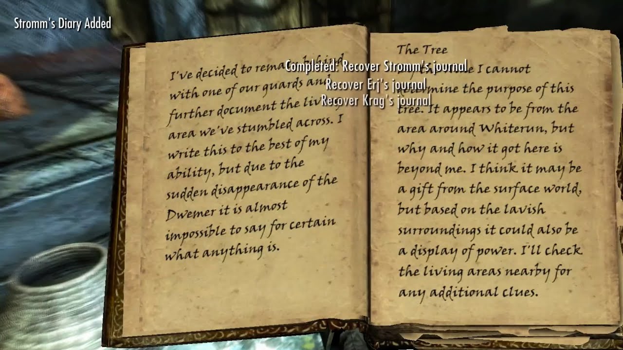 Skyrim part 38 (Recover Stromm's journal) - YouTube
